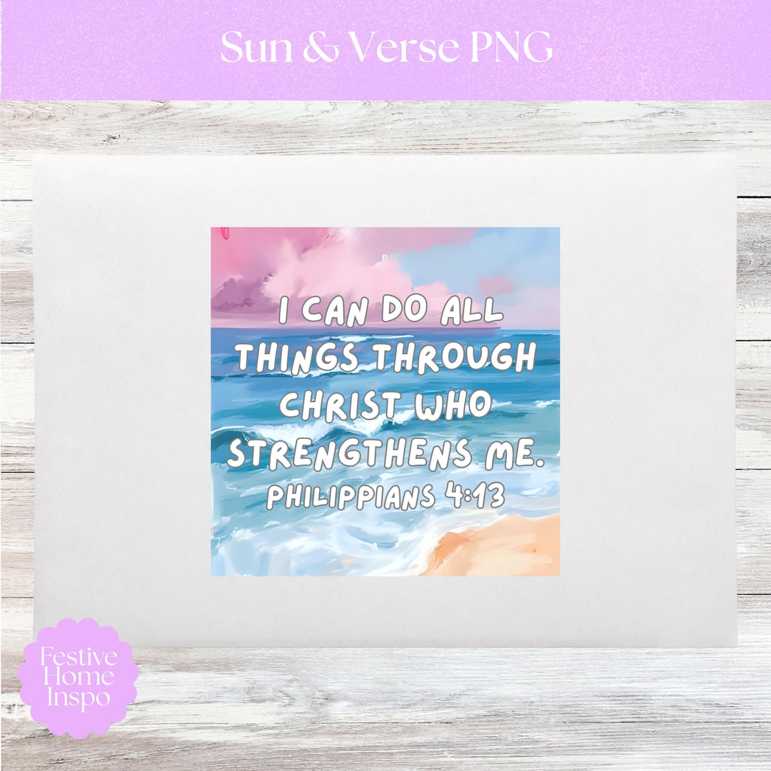 Bible Verse Clip Art PNG, Christian Digital Download Clip Art PNG ...