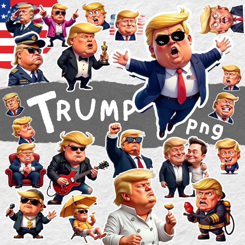 Donald Trump Clipart - Etsy