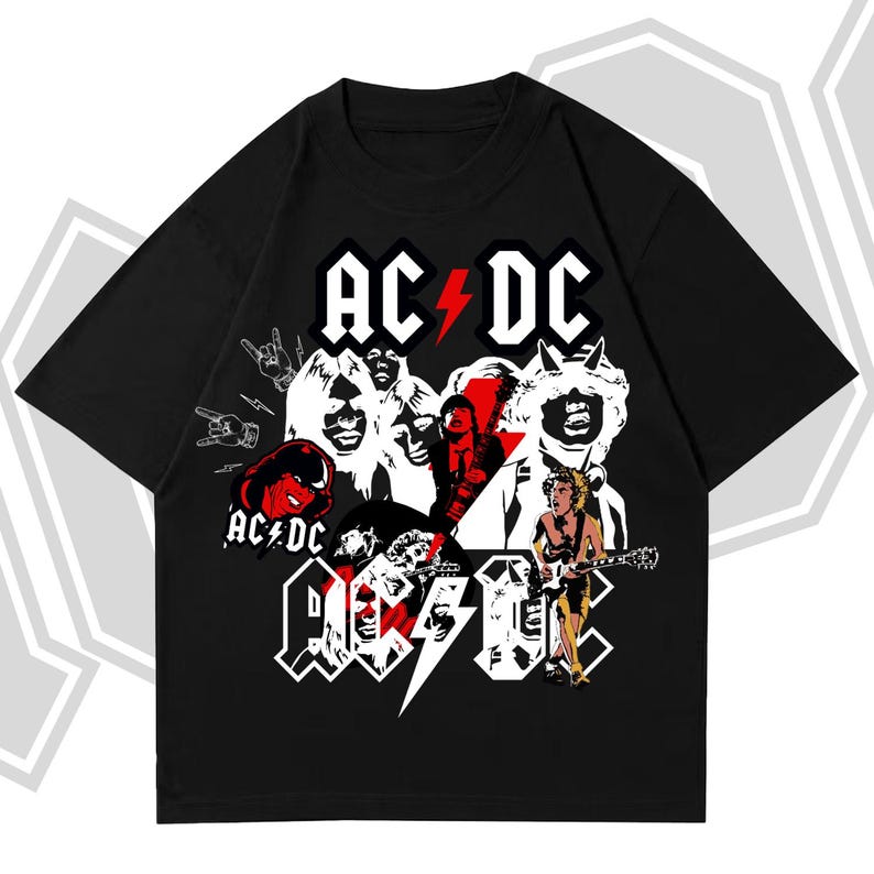ACDC Logo Vector: Rock Band Clip Art (digital Download) - Etsy