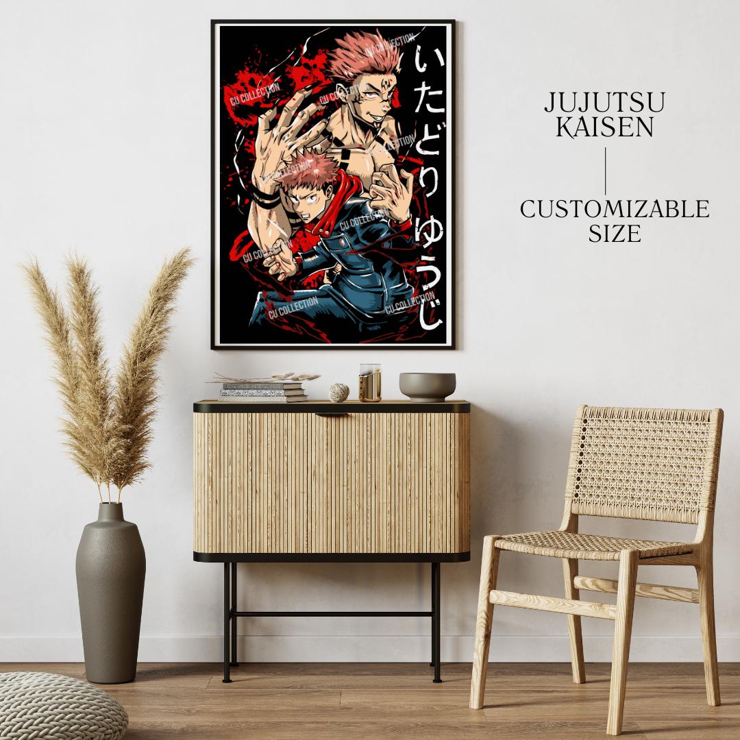 JUJUTSU KAISEN Sukuna Anime Vector Art Print Poster Tshirt Sweatshirt ...
