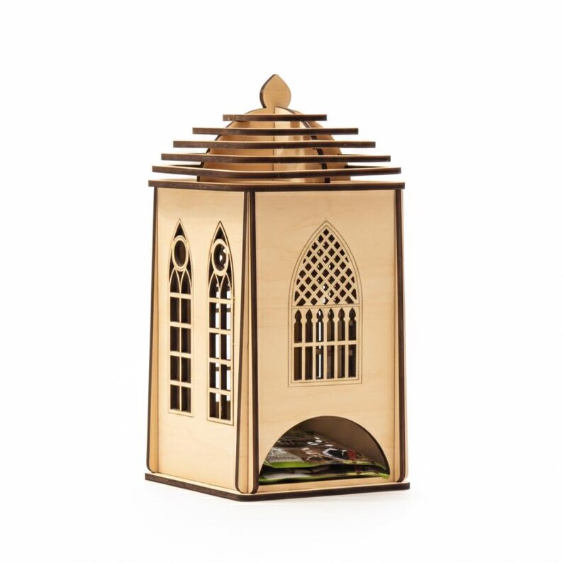 Tea Bag House Dispenser Laser Cut File (SVG DXF PDF) - Etsy