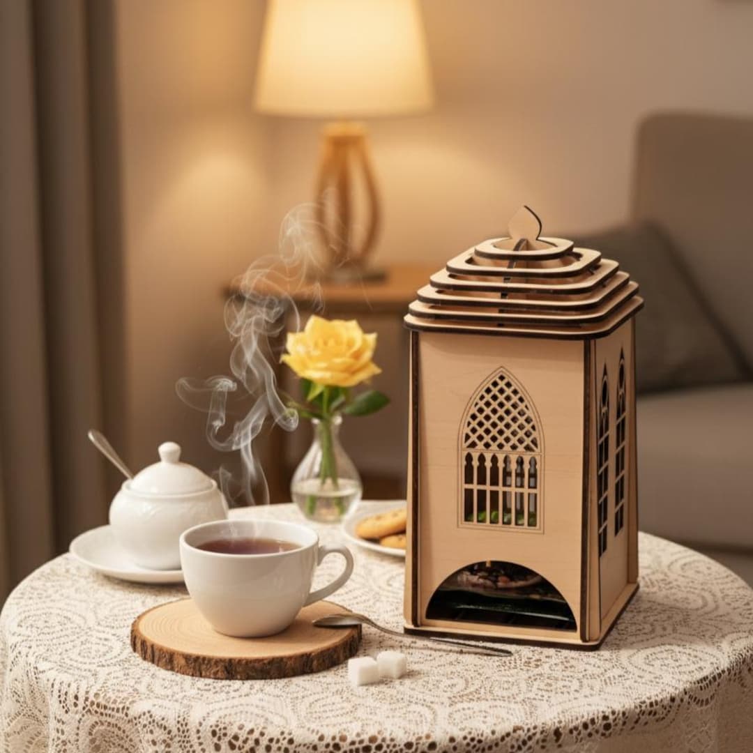 Tea Bag House Dispenser Laser Cut File (SVG DXF PDF) - Etsy