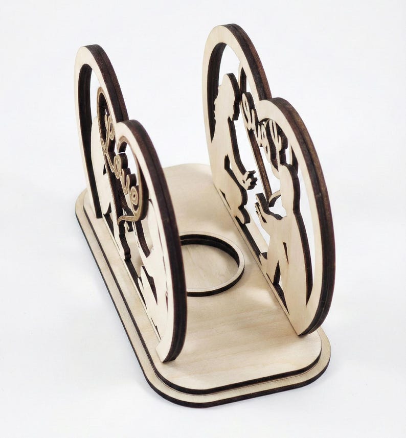 Warmth of Love Candle Holder SVG | Couple Silhouette Wedding ...