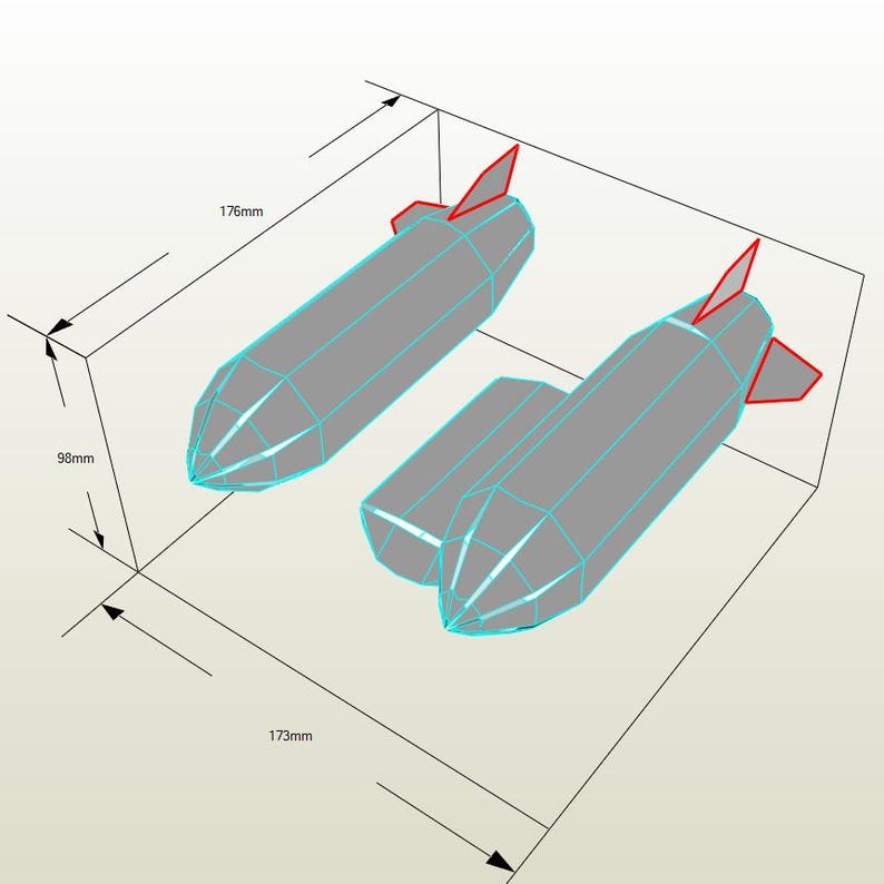 Low-poly Papercraft Model, Futuristic Venus Airship. DIY Paper Craft ...