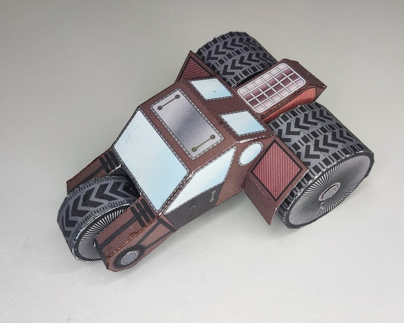 Mars Rover Papercraft: DIY 3D Model (printable PDF Template) - Etsy