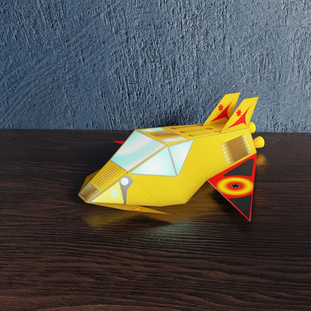 Space Shuttle Paper Craft With Printable Template. Build Your Shuttle ...