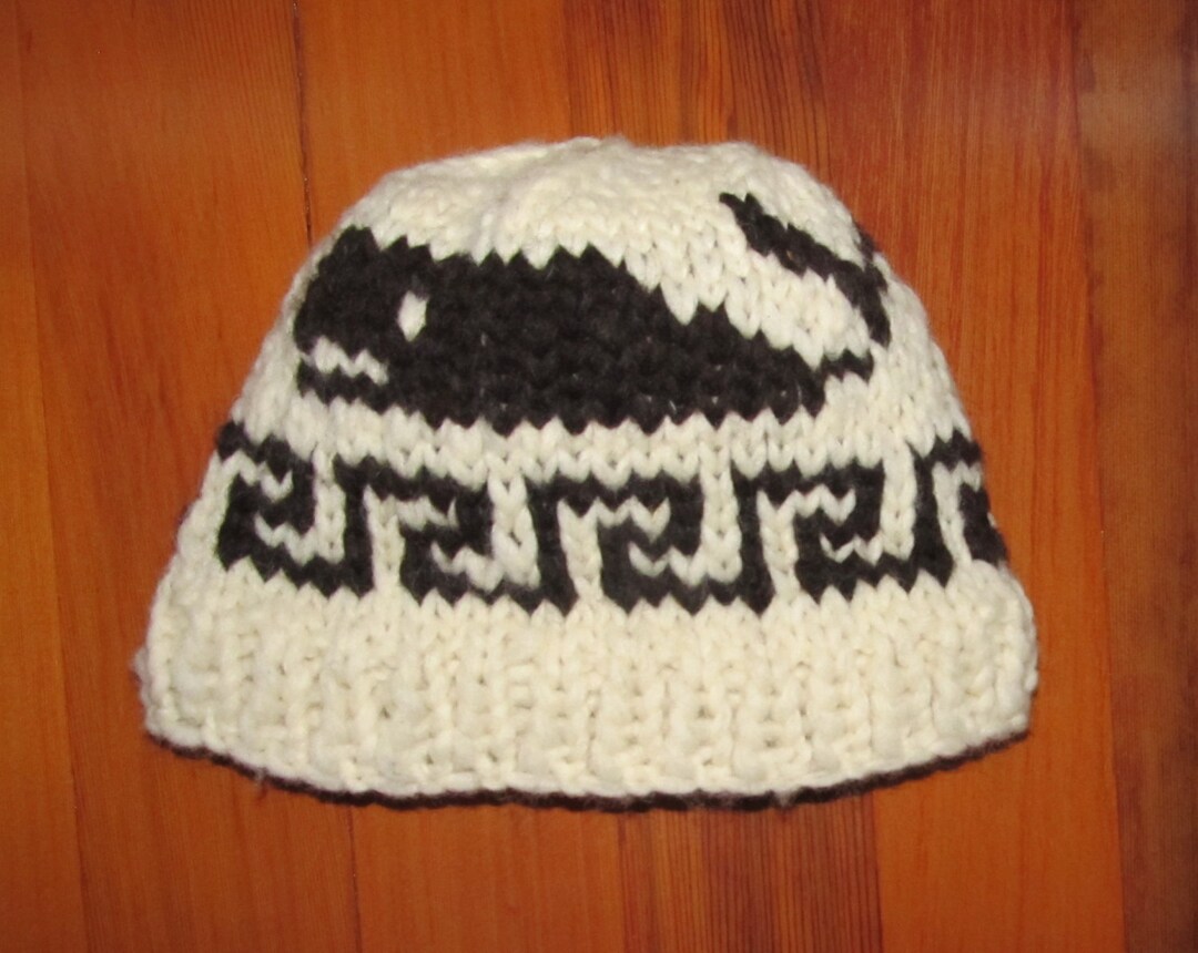 Cowichan Style Child's Whale Toque PDF Pattern - Etsy