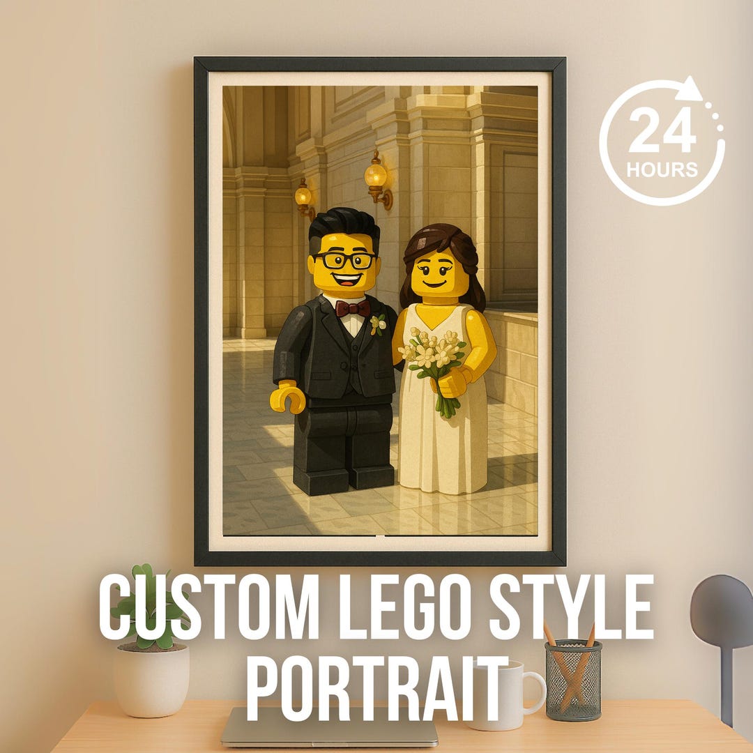Custom Lego Style Portraits, Couple Anime Portraits, Custom Lego Family ...