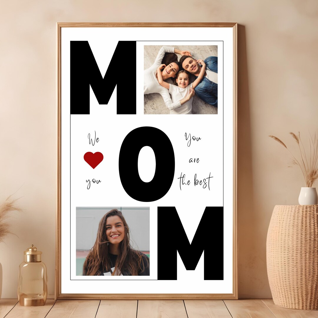 Personalized Mom Definition Print - Custom Photo Poster for Mother's ...