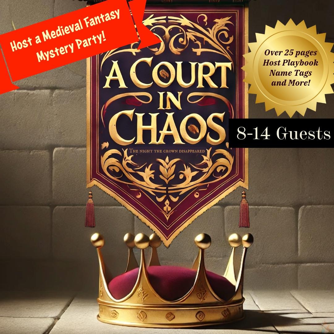 Medieval Fantasy Mystery Party Game: A Court in Chaos (digital Download ...