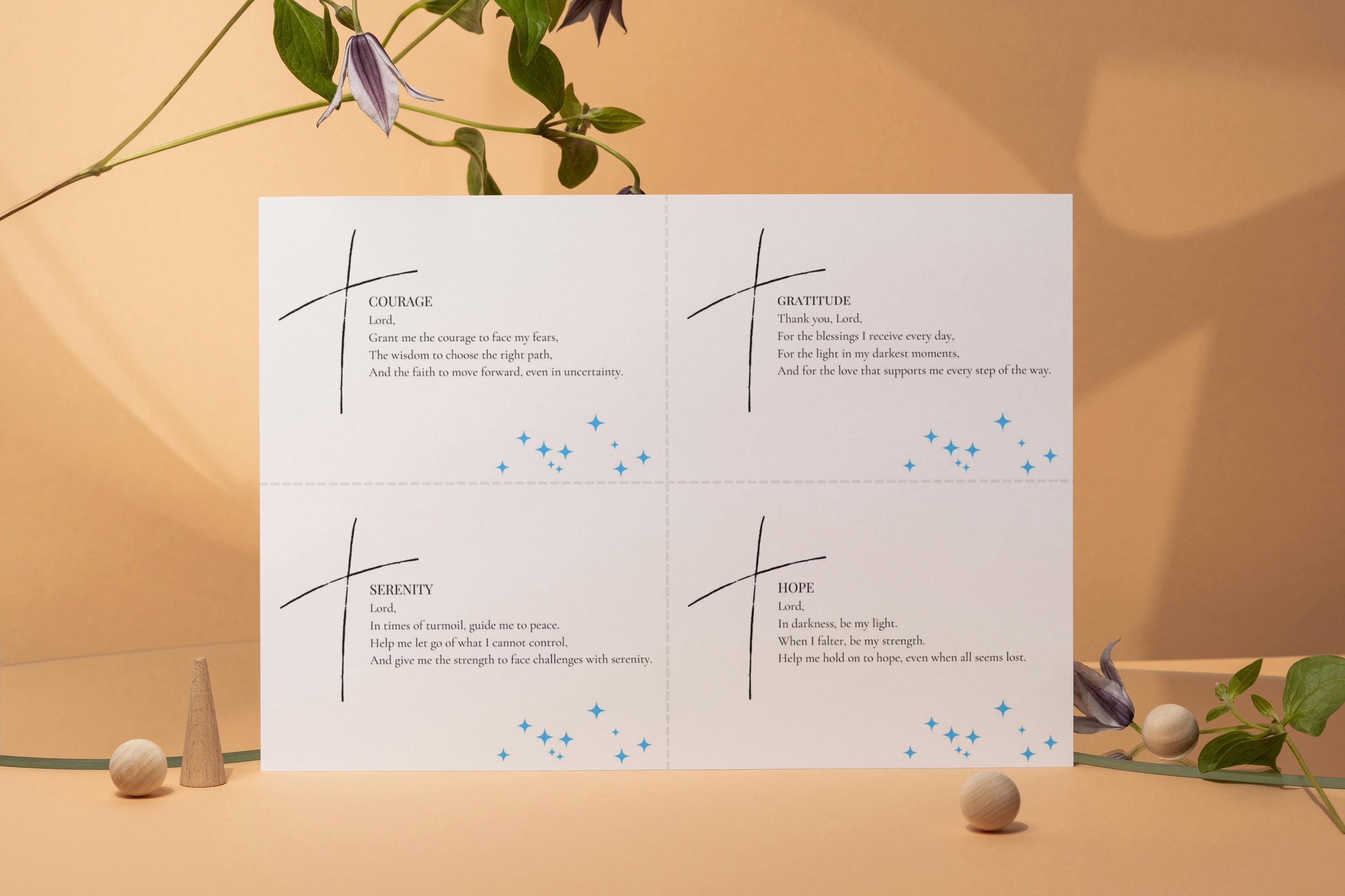 12 Printable Prayers - Christian - Digital PDF - Etsy