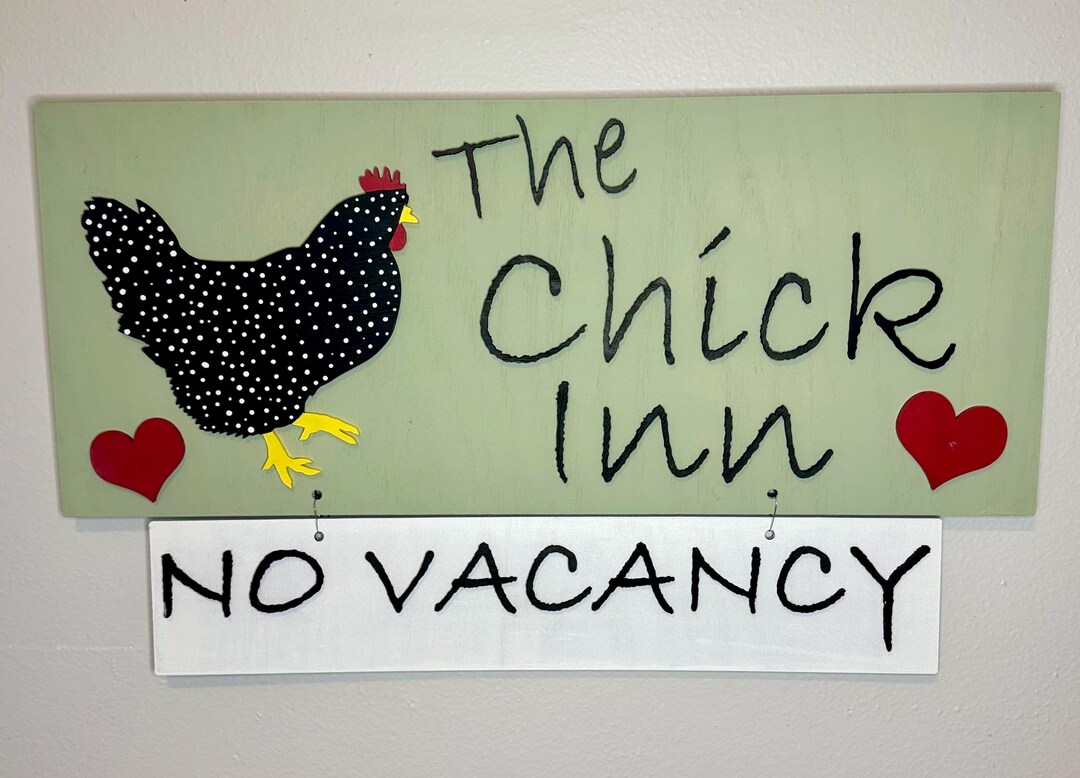 Chicken Coop Sign, Chick Inn Sign, Outdoor Decor, Gifts for Chicken ...