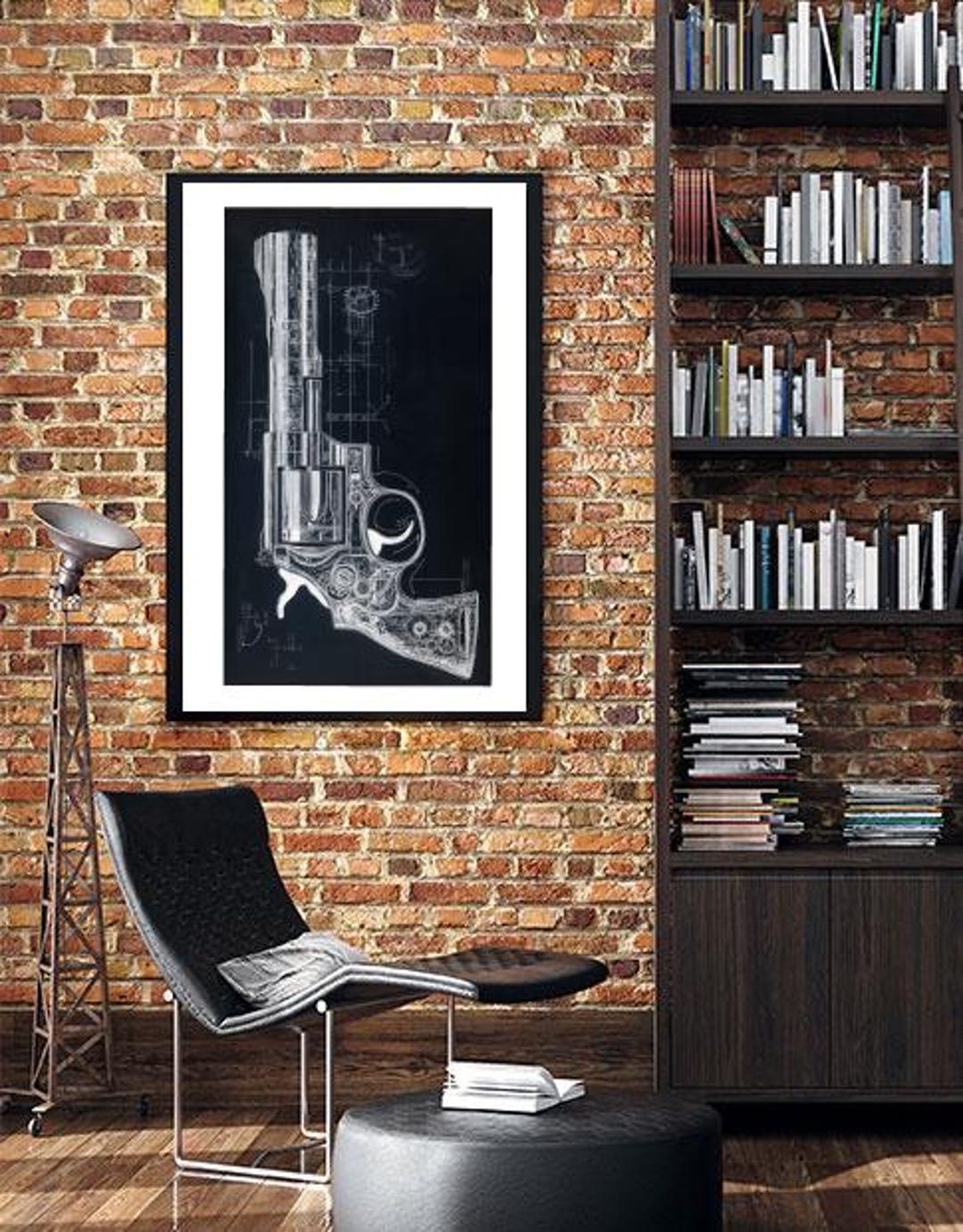 Steampunk Colt Revolver – Printable Digital Poster Digital Download - Etsy