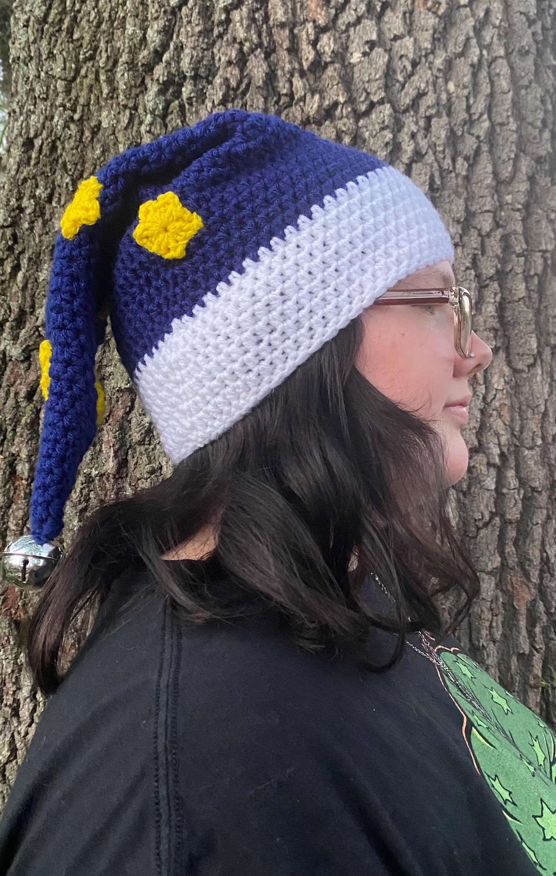 Crochet Adult Size Starry Night Cap - Etsy