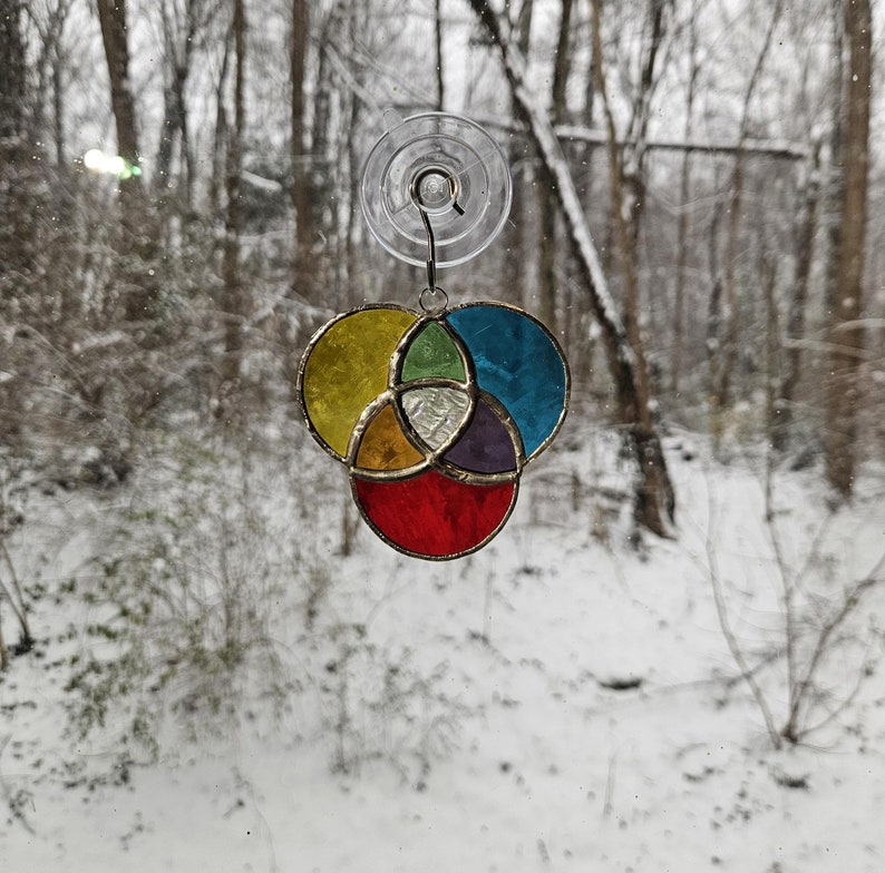 Stained Glass Color Wheel - Etsy