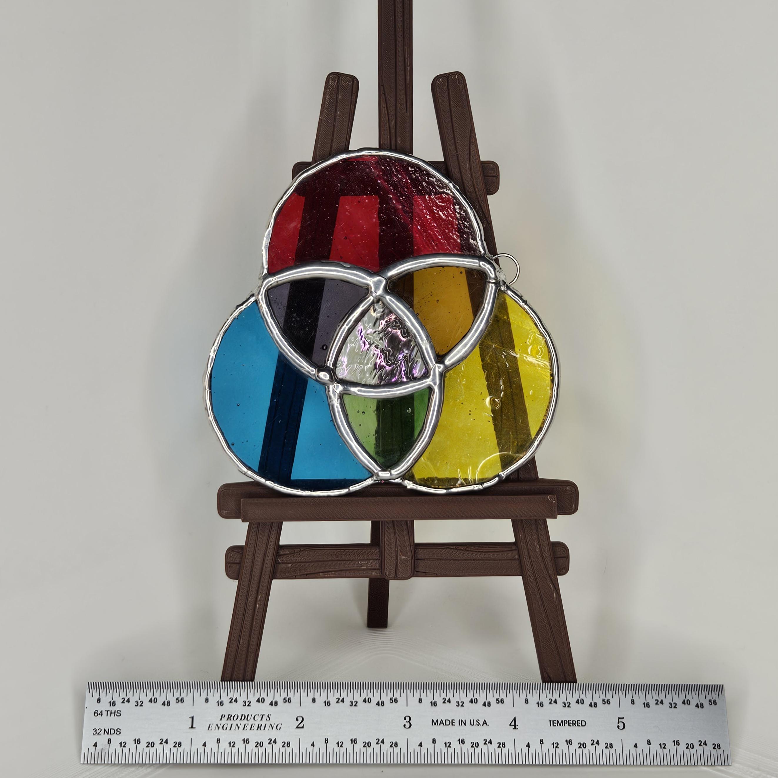 Stained Glass Color Wheel - Etsy UK