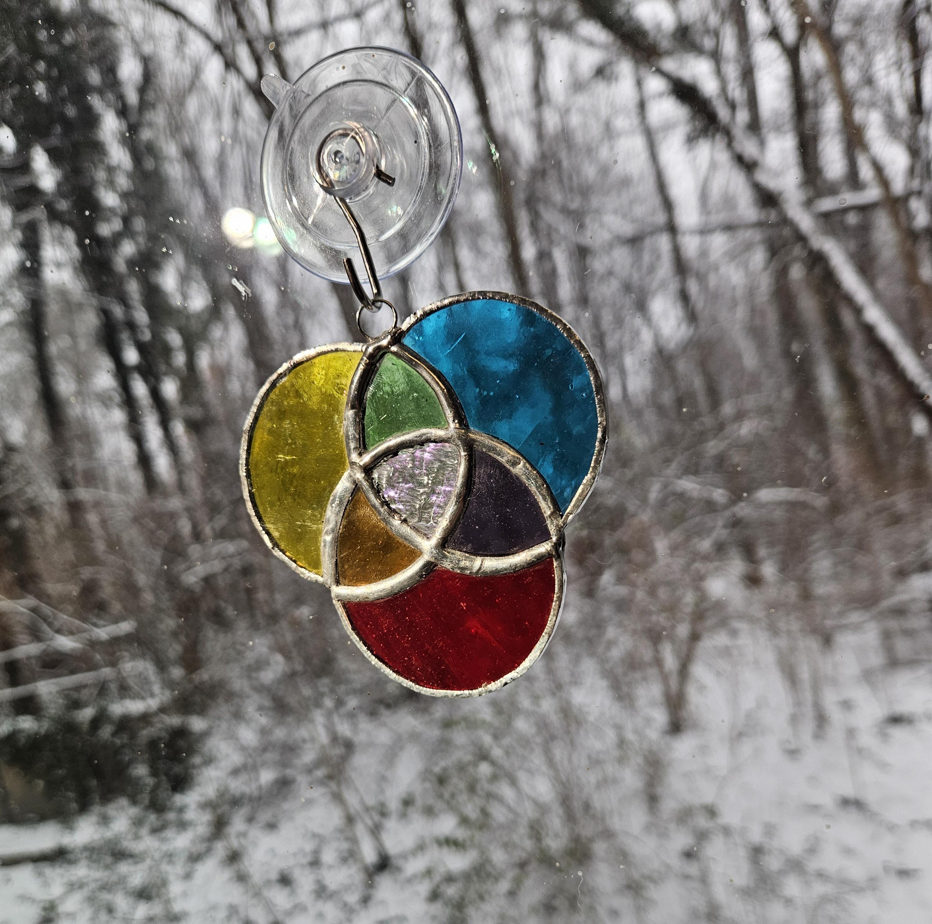 Stained Glass Color Wheel - Etsy UK
