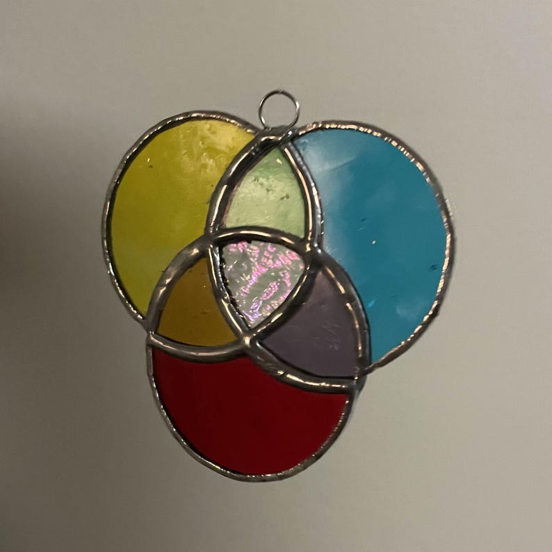 Stained Glass Color Wheel - Etsy UK