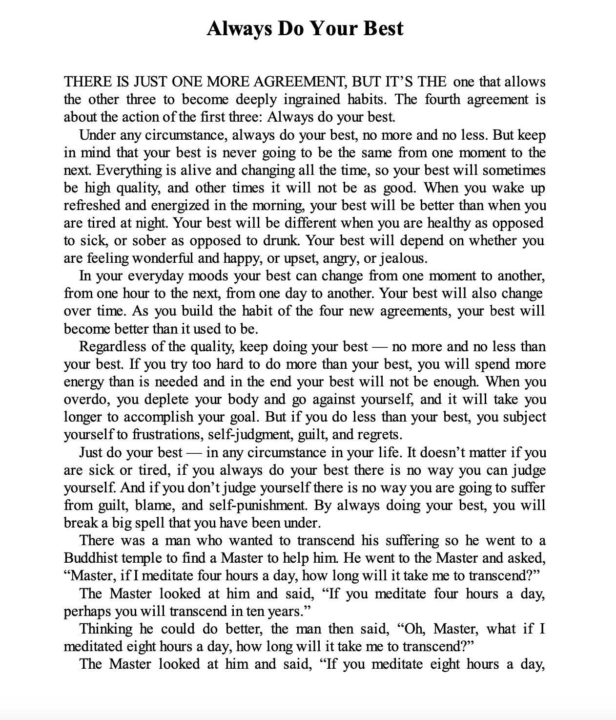 The Four Agreements by Don Miguel Ruiz Pdf - Etsy