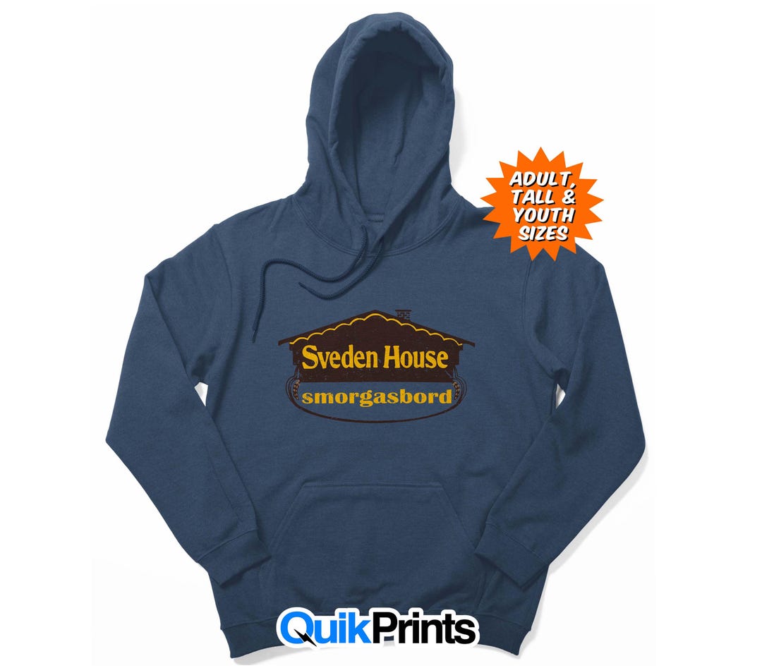 Sveden House Smorgasbord Hoodie (vintage Print) - Adult, Tall & Youth ...