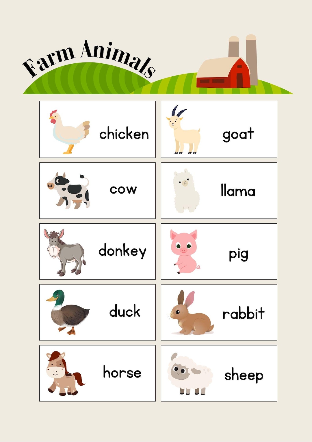 Animal Posters for Kids - Fun Learning at Home! (includes 2 Bonus ...