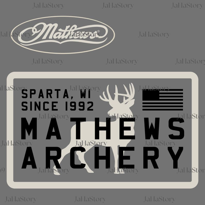 Mathews Archery Vintage Logo PNG SVG for Circut, Hunting Digital ...