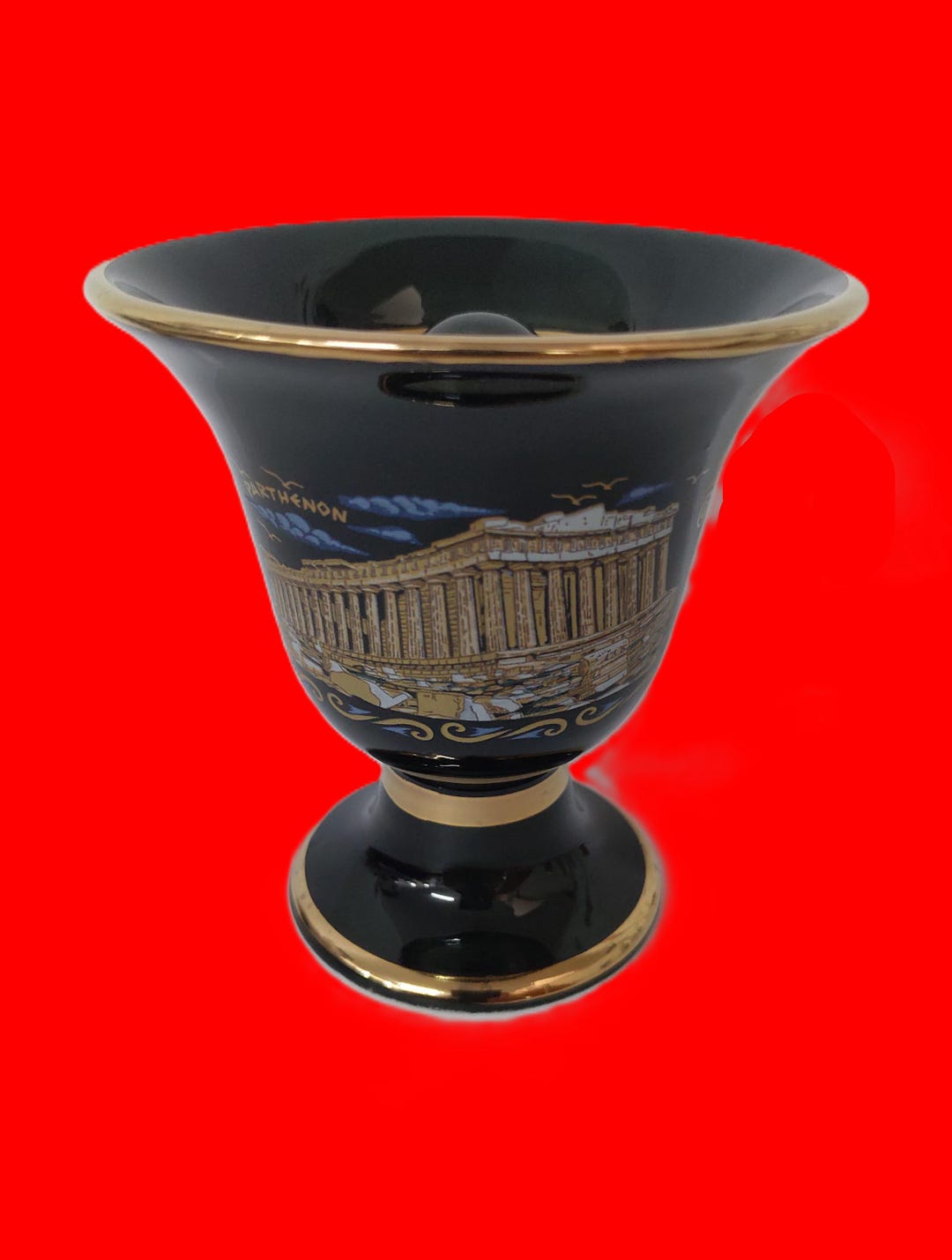 Pythagorean Cup With Parthenon Acropolis Theme Fair Cup - Etsy
