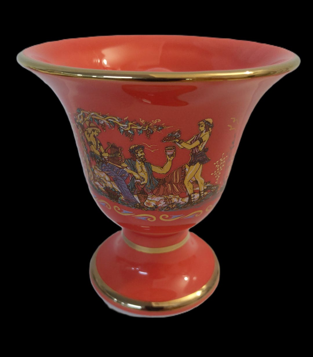 Pythagorean Cup With Dionysus Theme Red Cup of Justice - Etsy
