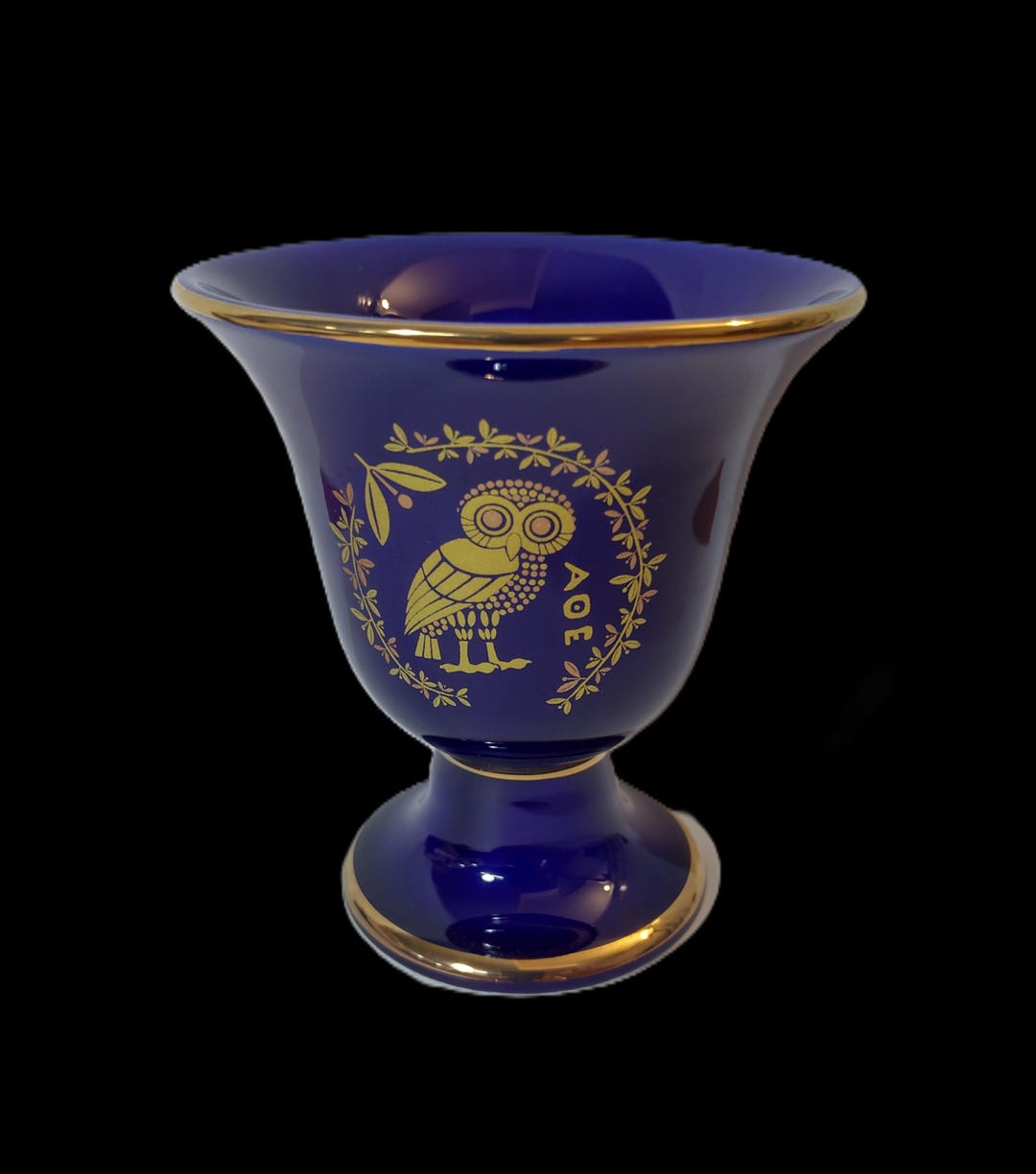 Pythagorean Cup Owl Theme Fair Cup of Justice Color Dark Blue - Etsy