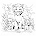 Jungle Friends Coloring Pack – 10 Fun Animal Printables for Kids - Etsy