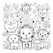 Jungle Friends Coloring Pack – 10 Fun Animal Printables for Kids - Etsy