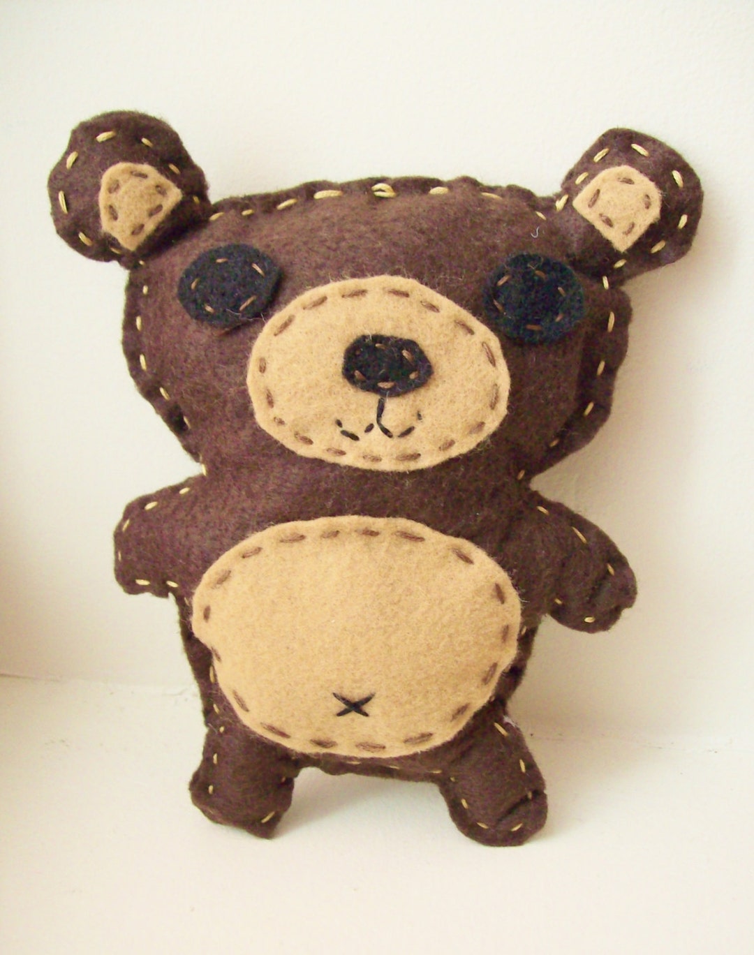 Super-easy Stuffed Animal Pattern Baby Bear Downloadable PDF Sewing ...