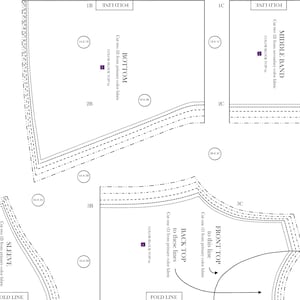 Sewing Pattern for Women, PDF Sewing Pattern, Color Block Top Pattern ...