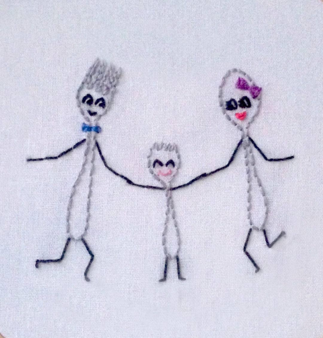 Embroidery PDF Pattern Spoon Fork and Baby Spork Vintage Style Kitchen ...