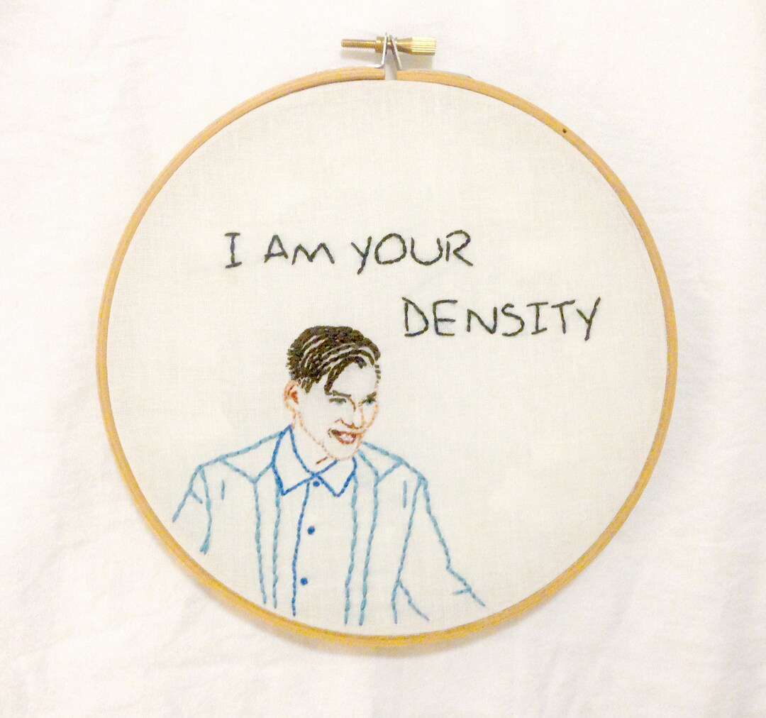 I Am Your Density Back to the Future George Mcfly Embroidery Pattern ...