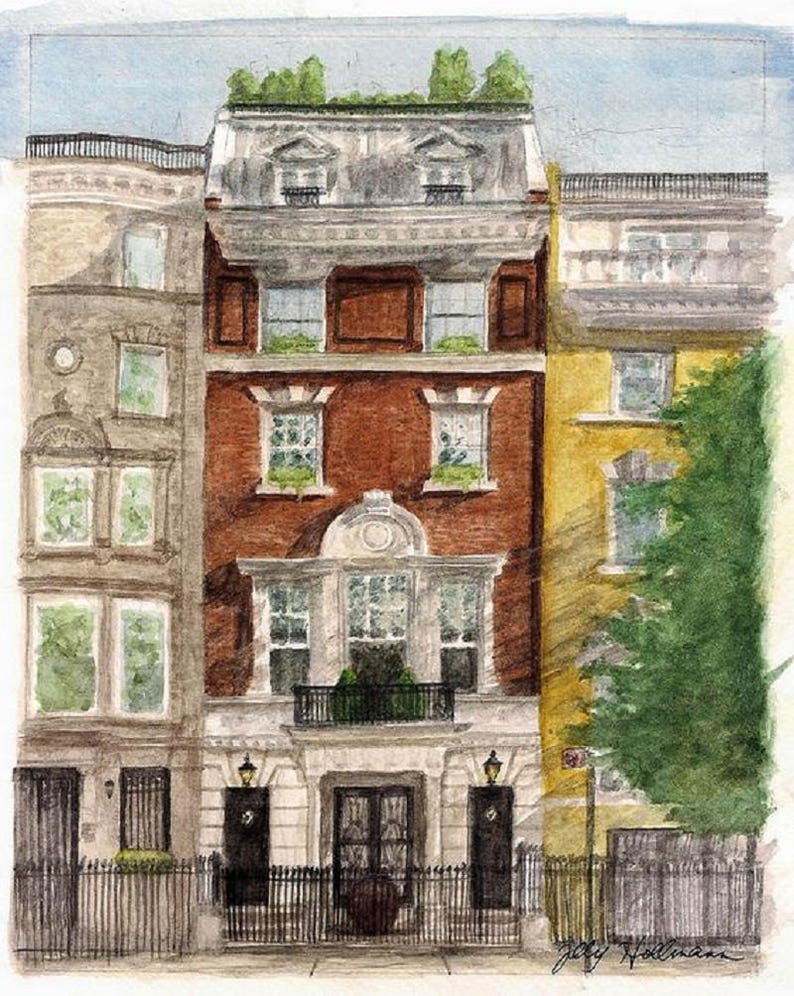 Custom House Portrait, House Portraits, Custom Painting of House ...