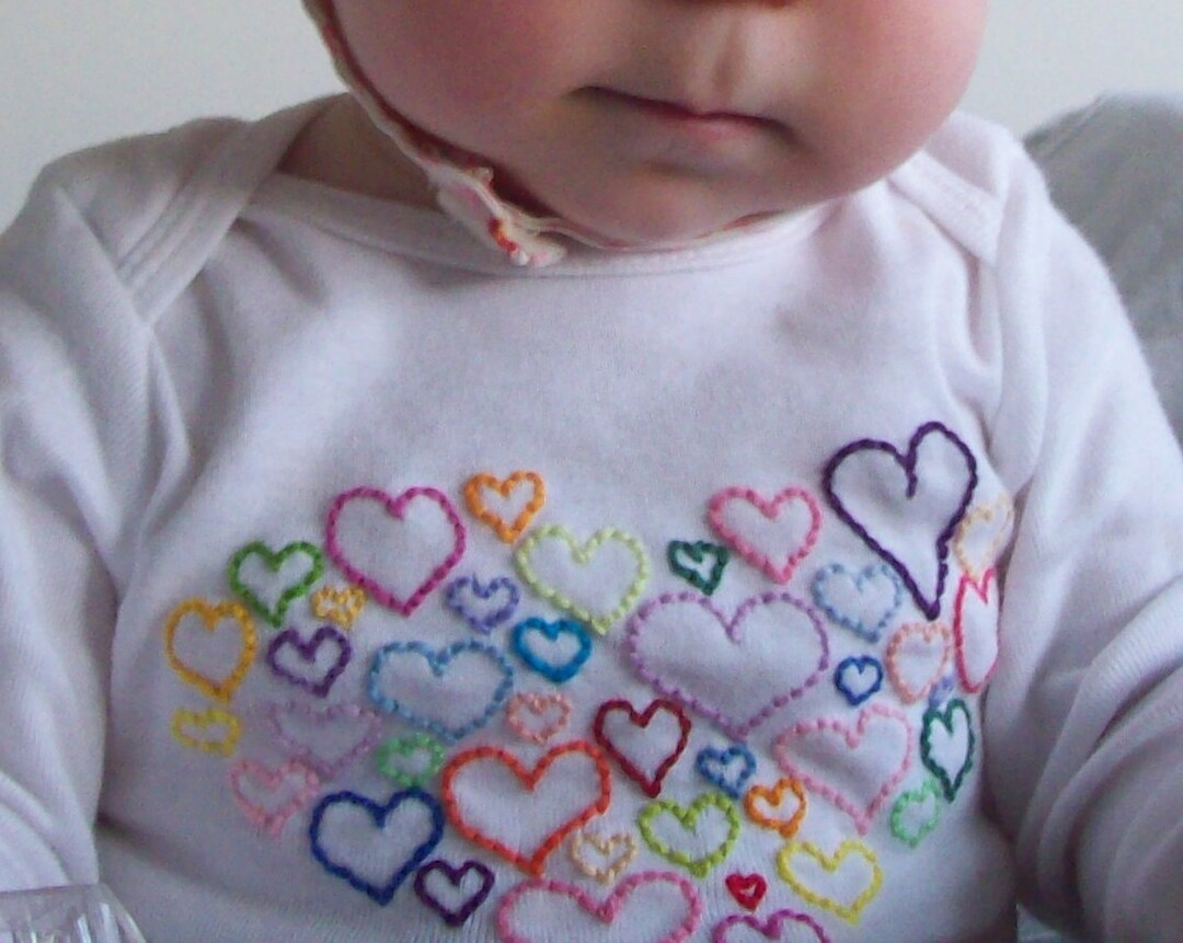 Heart Onesie, Love Onesie, Heart Bodysuit, Valentines Day Baby Baby ...