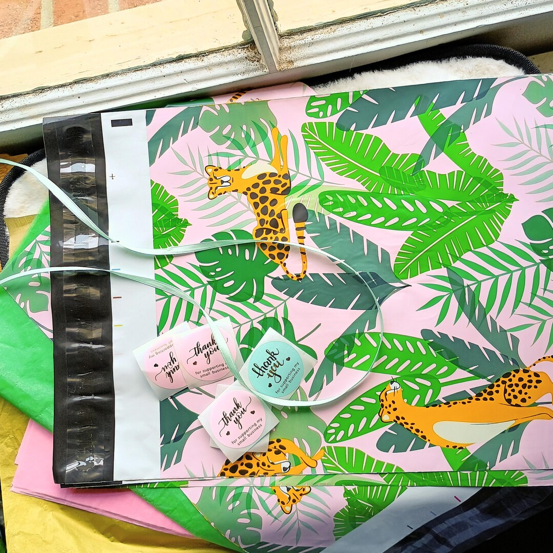 Fun & Bright Shipping Bags - Poly Bag Bundle, Shipping Supplies ...