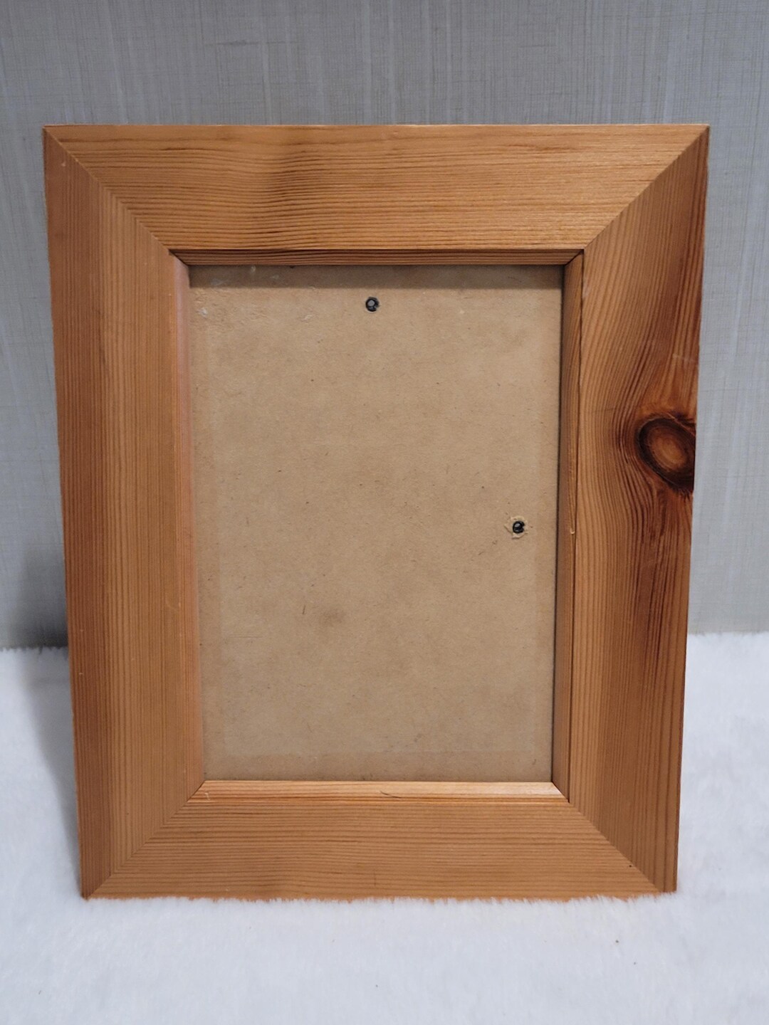 Natural Wood Flat Face 5x7 Photo Frame Easel Back - Etsy