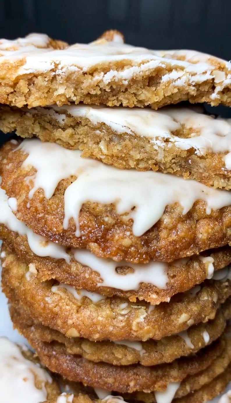 Iced Oatmeal Cookies - Etsy