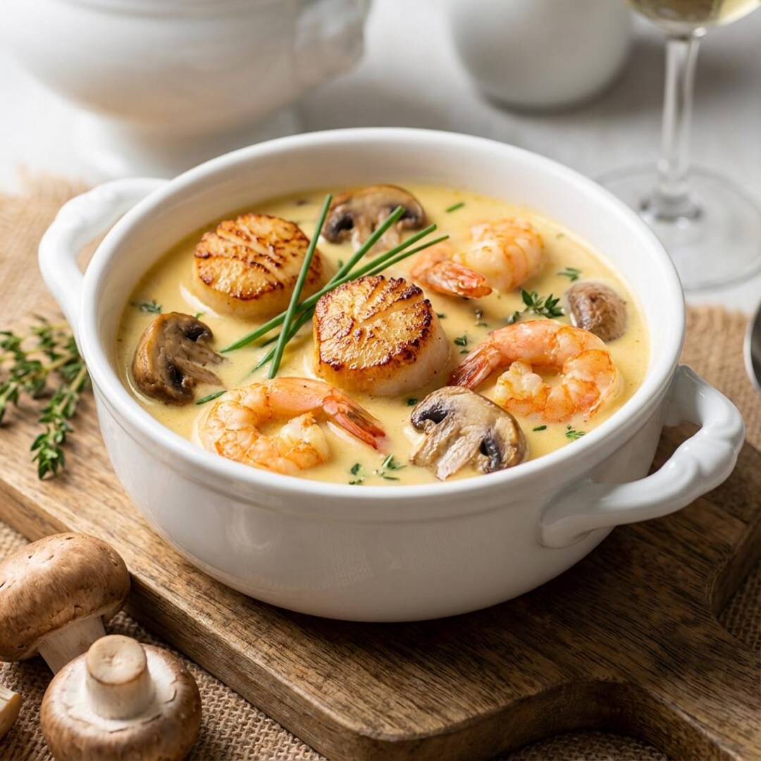 BEST RECIPE for Cassolette of Scallops, Shrimp & Mushrooms,easy Recipe ...