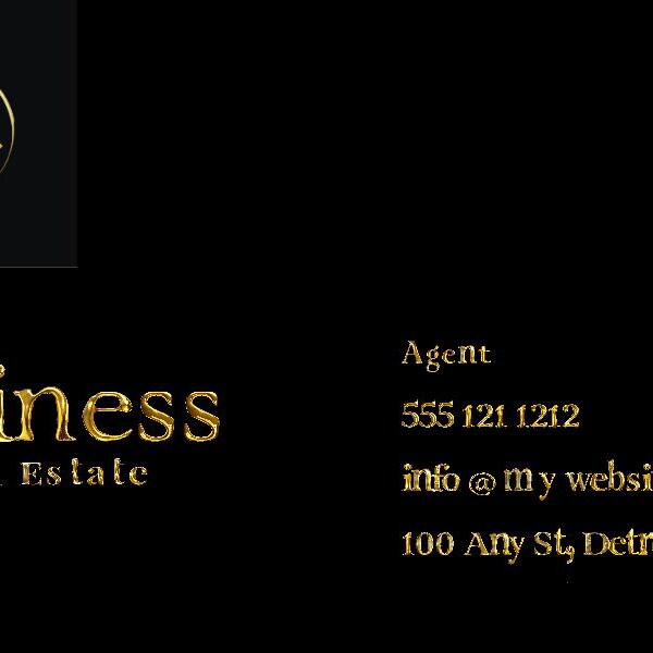 Gold Embossed Business Cards - Etsy