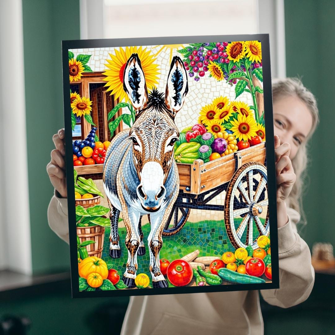 Donkey Fruit Vegetable Cart Can Babies Learn To Love Vegetables? | The