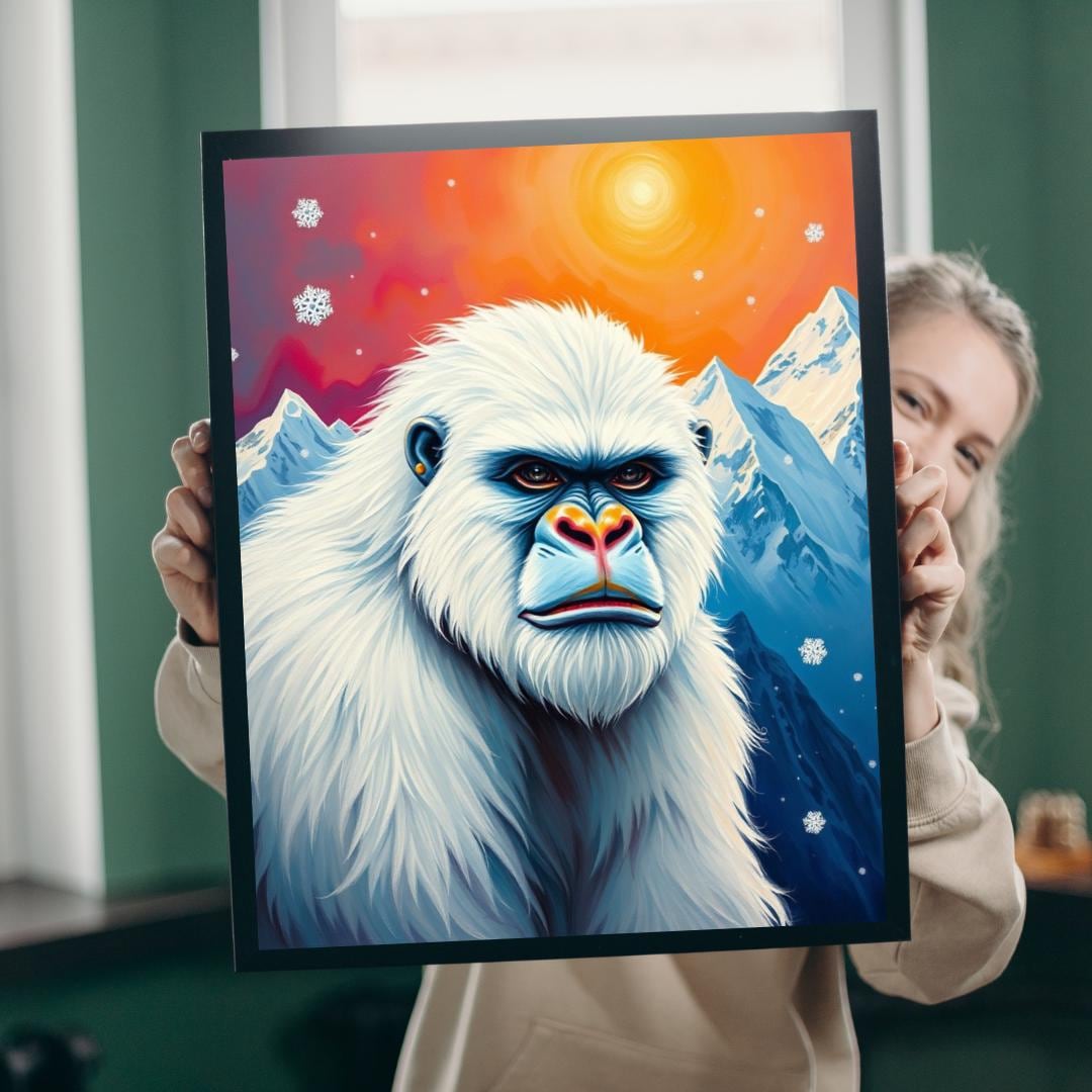 Majestic Yeti Himalayan Puzzle, Mythical Creature Jigsaw for Cryptid ...