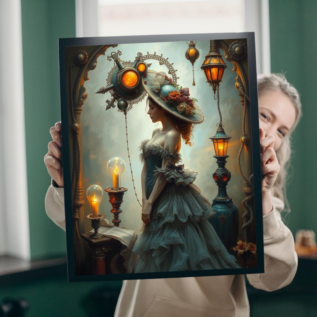 Steampunk Puzzle: Enchanting Design for Puzzle Lovers, Frameable Decor ...