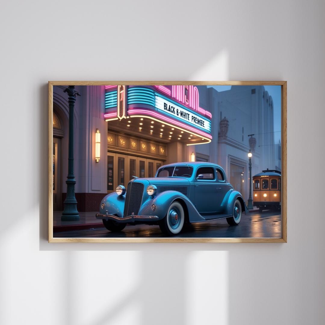 Vintage Car Puzzle | Classic 1937 Cord 812 | Nostalgic Movie Theater ...