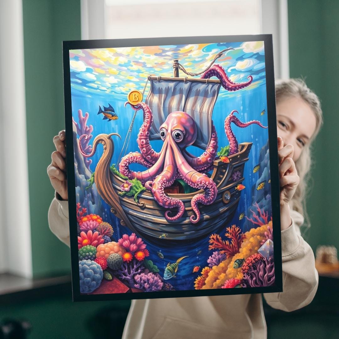 Sunken Pirate Ship Puzzle, Mysterious Underwater Nautical Scene With ...