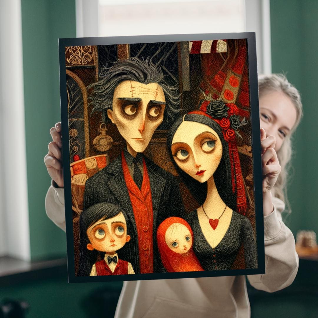Macabre Victorian Family Puzzle – Gothic Fantasy Portrait Jigsaw - Etsy