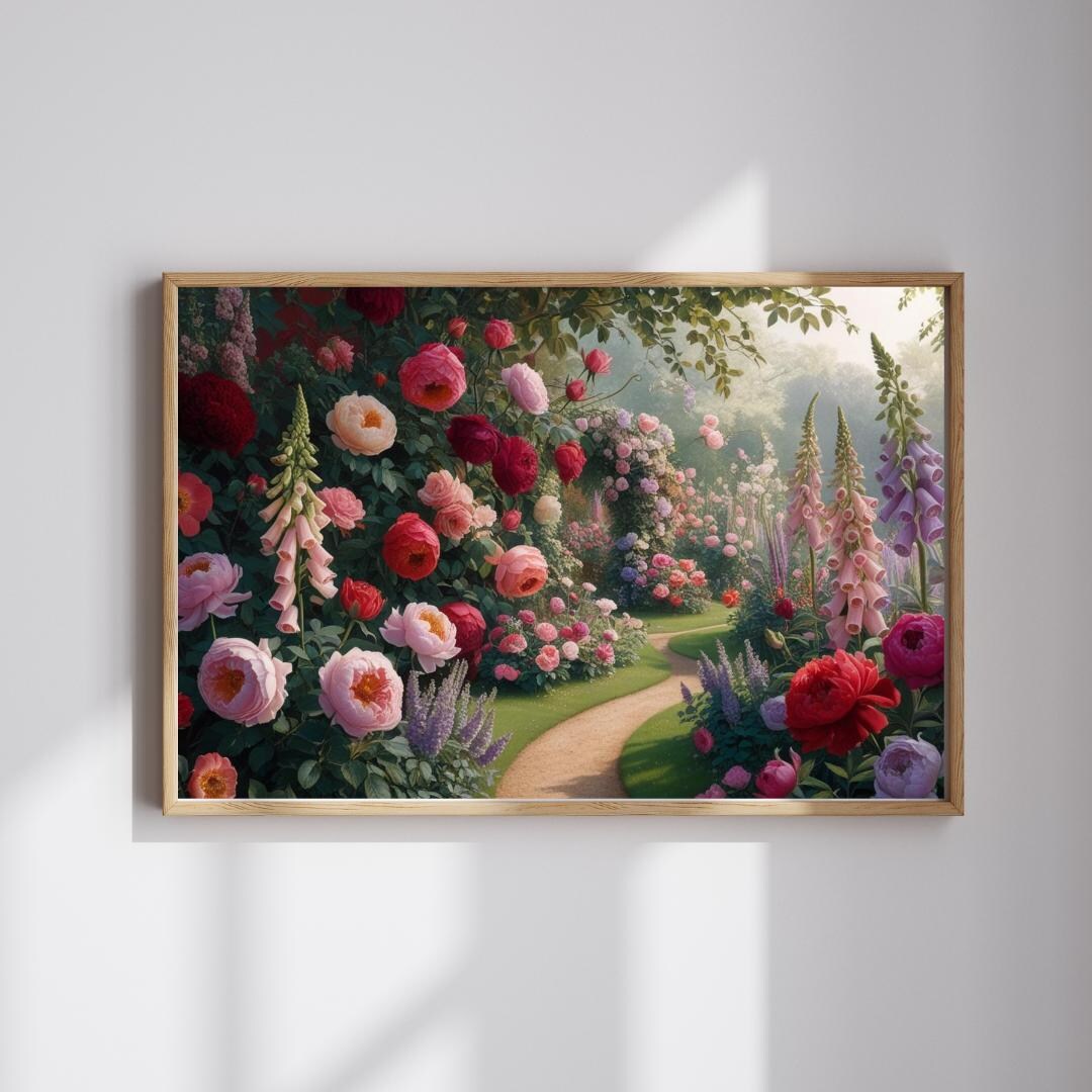 Floral Pathway Puzzle, Beautiful Garden Adult Jigsaw Game, Relaxing ...