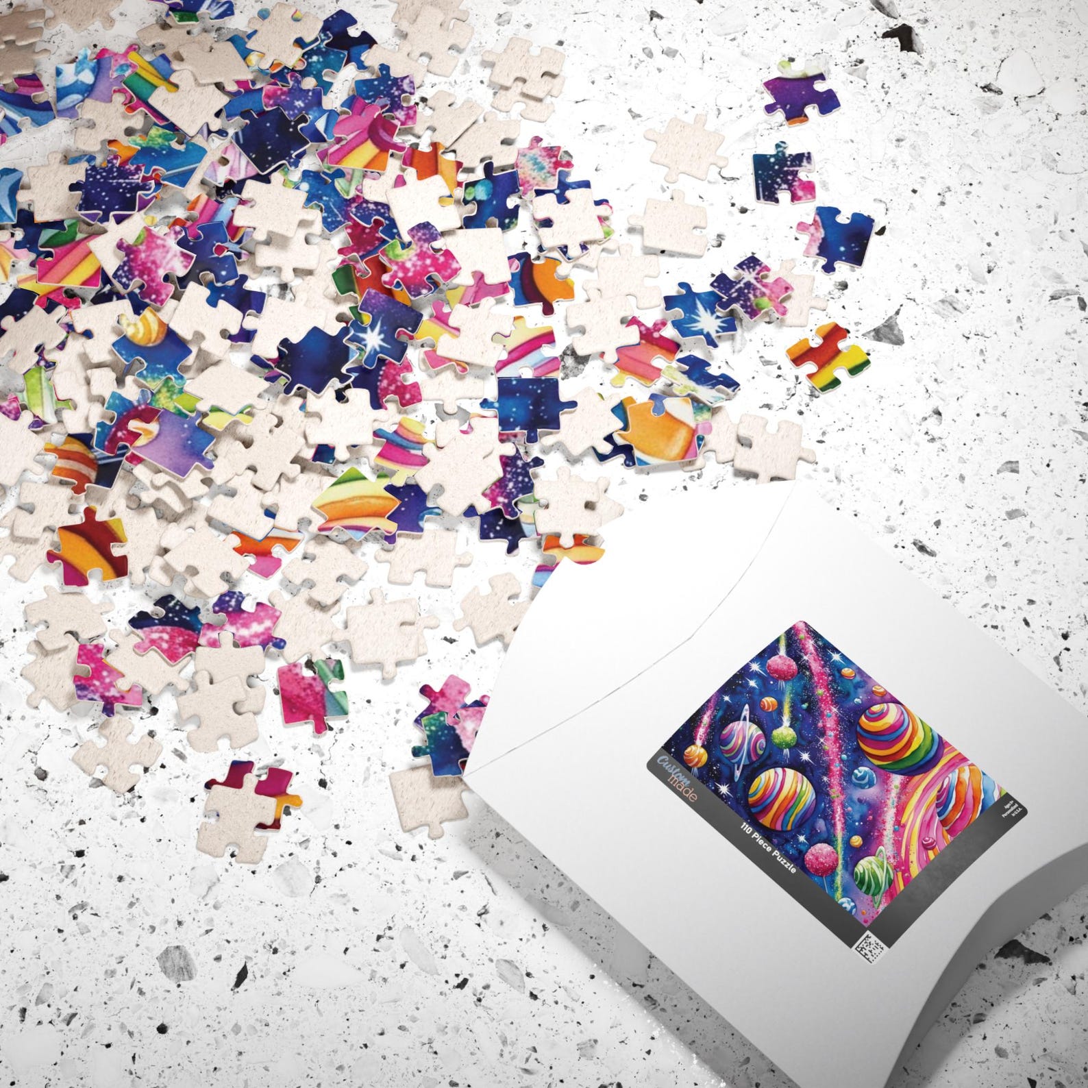 Puzzle, Candy Cosmos Trippy 110, 252, 520, 1014-piece - Swirling Candy ...